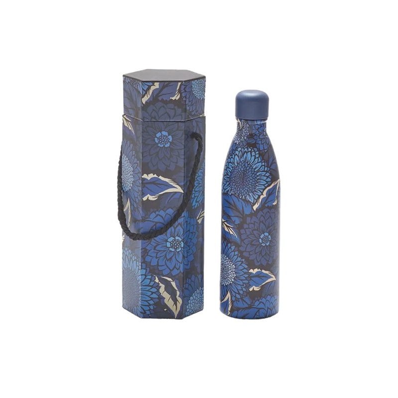 Garrafa Farm 750 Ml Azul Estampado - Lumman